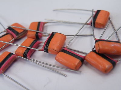 Vintage Capacitors x 10 Pcs Mullard C280 Tropical Fish 250V 33nF = 0 ...
