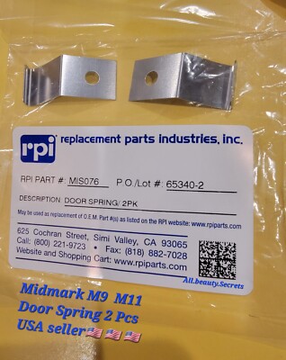 New Autoclave Door Spring for Midmark - Ritter M11 M9 2pcs/Pk MIS076 | eBay