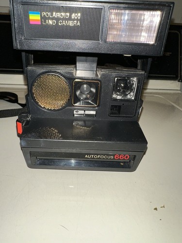 Vintage Polaroid Sun 660 Autofocus Instant Land Camera With Strap Film ...