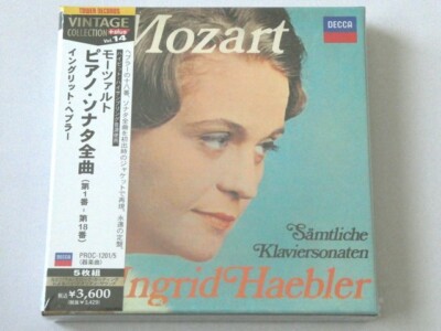 Ingrid Haebler Mozart The Complete Piano Sonatas 5CD PHILIPS TOWER ...