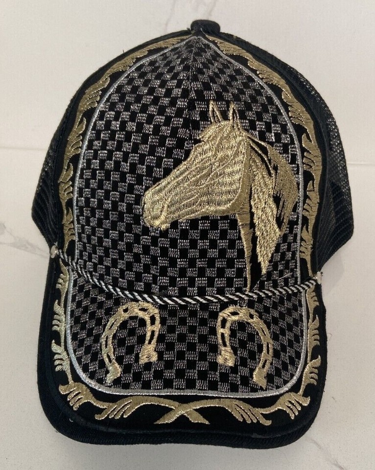 Silver Color Plated Hat Artisanal MeshBack Gris Gorra Artesanal ...