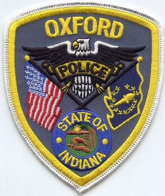 OXFORD INDIANA POLICE PATCH | eBay