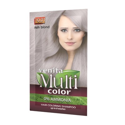 Venita MultiColor 10.01 Biondo Cenere Shampoo 40g Colore Luminoso | eBay