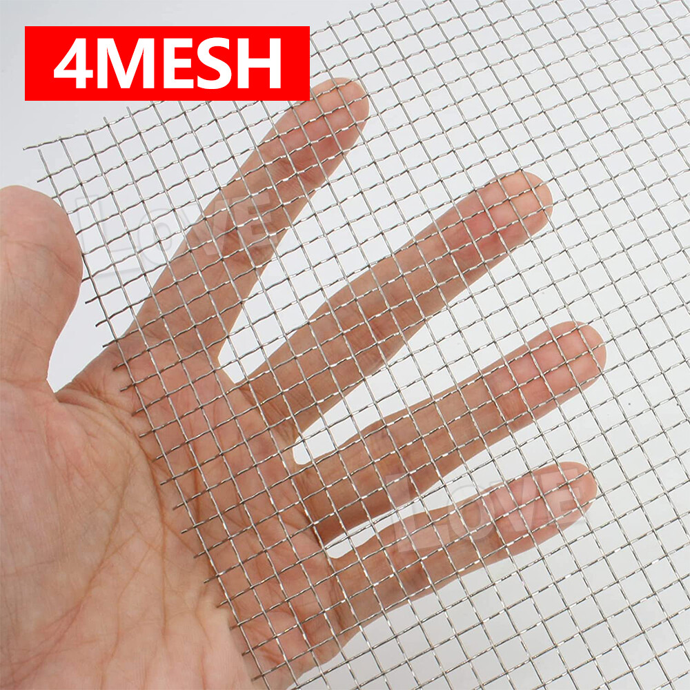 4/10/50 Mesh Stainless Steel Woven Wire Filtration Filter Screen Sheet ...