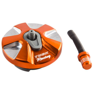 Tusk Billet Aluminum Gas Cap Orange For Husqvarna | eBay