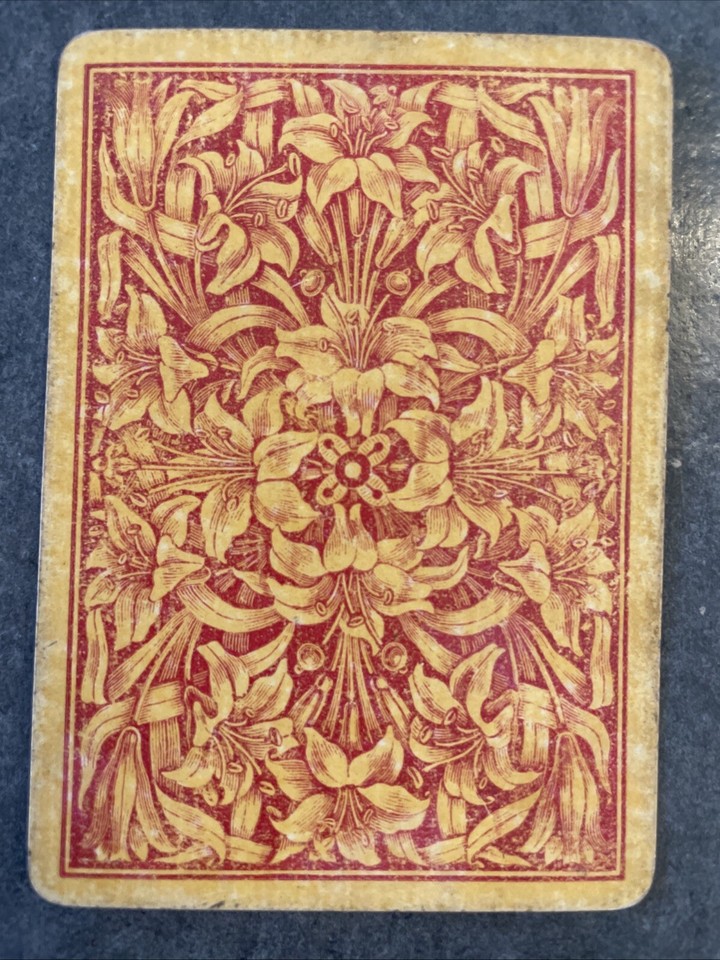 ORIGINAL 1876 TRIPLICATE DOUGHERTY PLAYING CARD POST CIVIL WAR OLD WEST ...