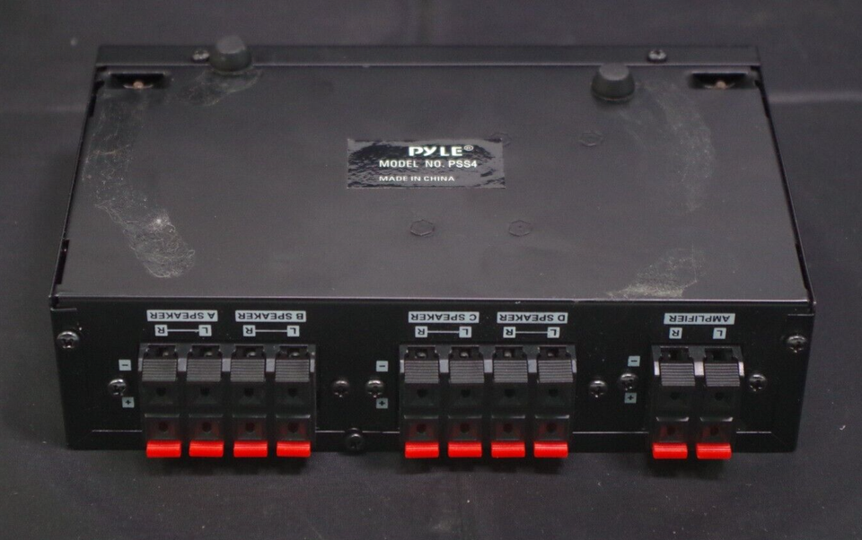 Pyle PSS4 - 4 Channel High Power Stereo Speaker Selector Used | eBay