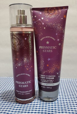 2 PCS SET BATH & BODY WORKS *PRISMATIC STARS* FRAGRANCE MIST SPRAY ...