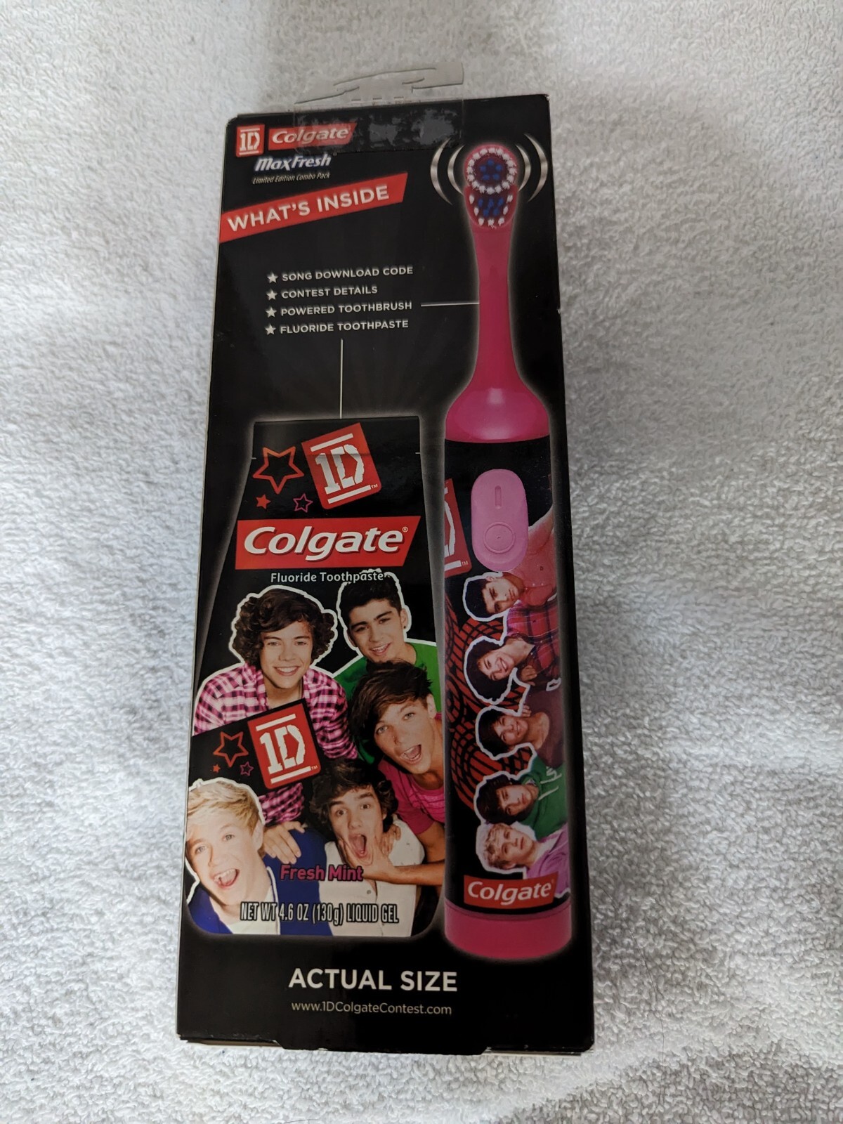 One Direction 1d Limited Edition Colgate Combo Powered Toothbrush ...
