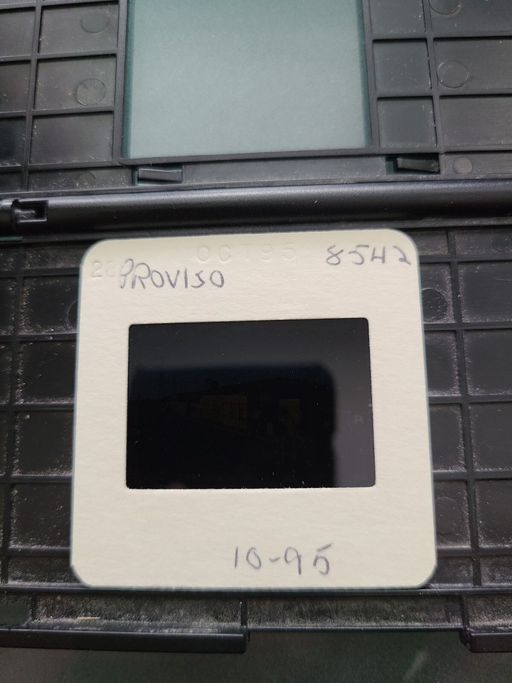 Original Slide Chicago & NorthWestern CNW 8542 GE C41-8 Proviso ILL 10 ...