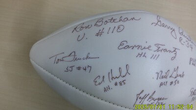 Super Bowl XXXI Referees Signed NFL Football JSA LOA COA | eBay