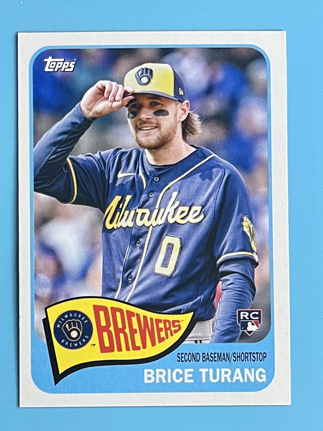 2023 Topps Archives #151 Brice Turang Milwaukee Brewers RC Rookie | eBay