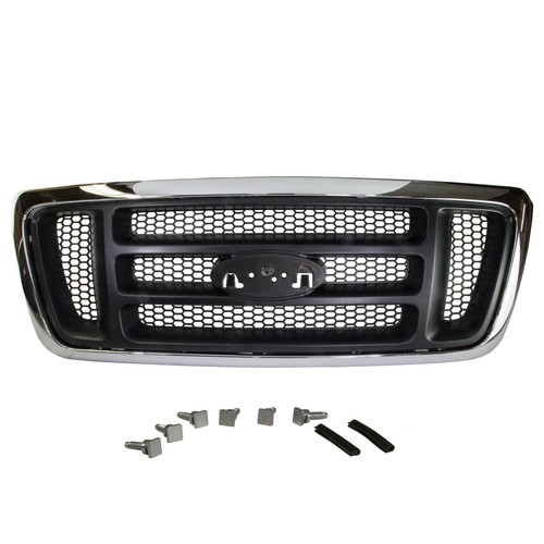 NEW OEM 2005-2008 Ford F150 Radiator Grille King Ranch Chrome and Paint ...