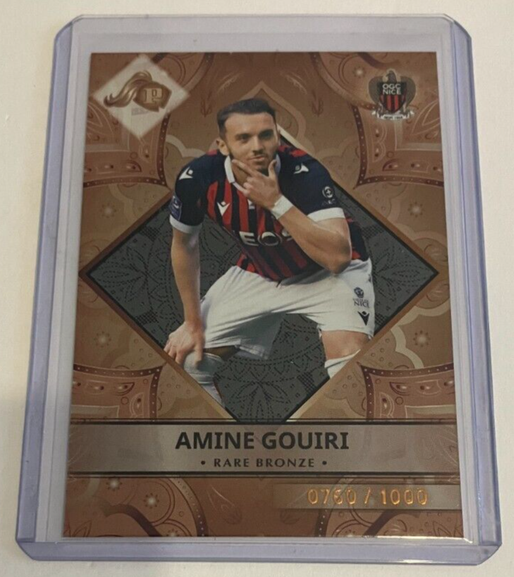 Carte RARE BRONZE PARALLEL 760/1000 Amine GOUIRI NICE PANINI FC Ultra Premium | eBay