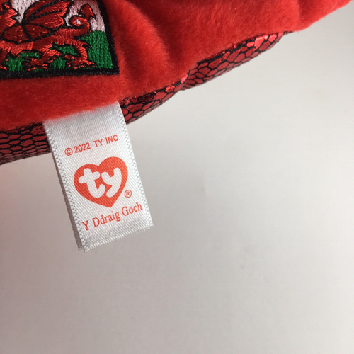 Ty Beanie Baby - Y DDRAIG GOCH the Red Dragon (6 Inch) (UK Exclusive ...