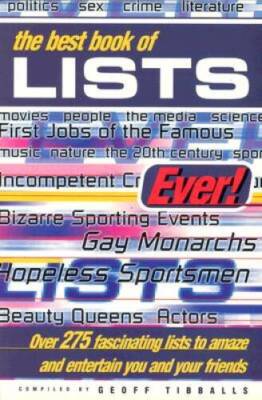 Best Book Of Lists Ever - Paperback By Tibballs, Geoff - VERY GOOD | eBay