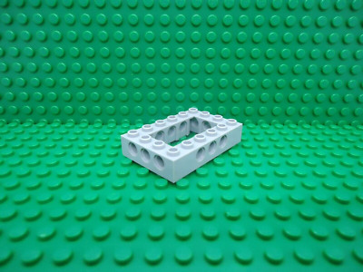 Lego 1 Light Bluish Gray Technic 4x6 open beam brick NEW | eBay
