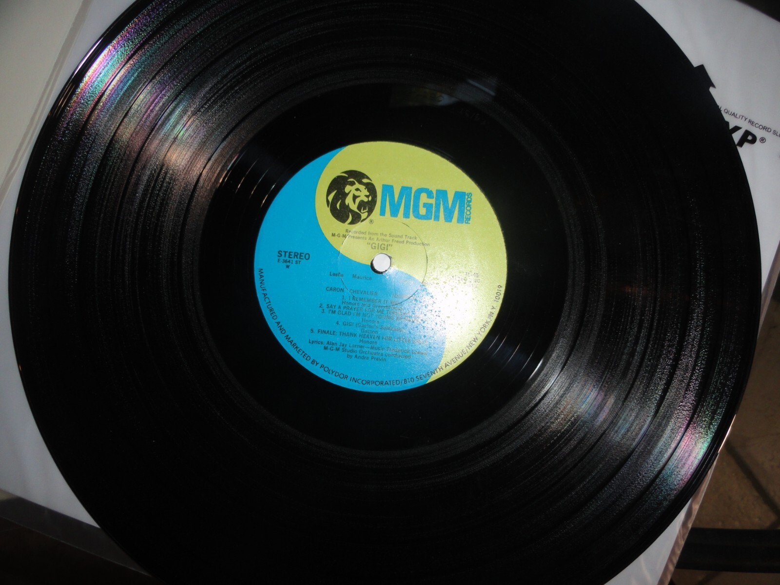 VINYL RECORD LP GIGI ORIGINAL SOUNDTRACK MGM RECORDS SE-3641ST | eBay