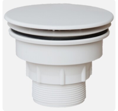 Kinetic 50mm White Round Floor Shower Waste - in stock | eBay