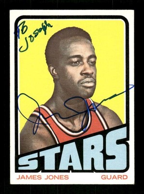 1972-73 Topps #229 James Jones signed auto autograph VGEX , centered ...