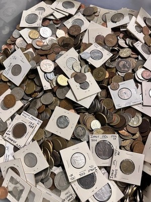 Mixed Lot of 100 Bulk World Foreign Coins From Around the World | eBay ...