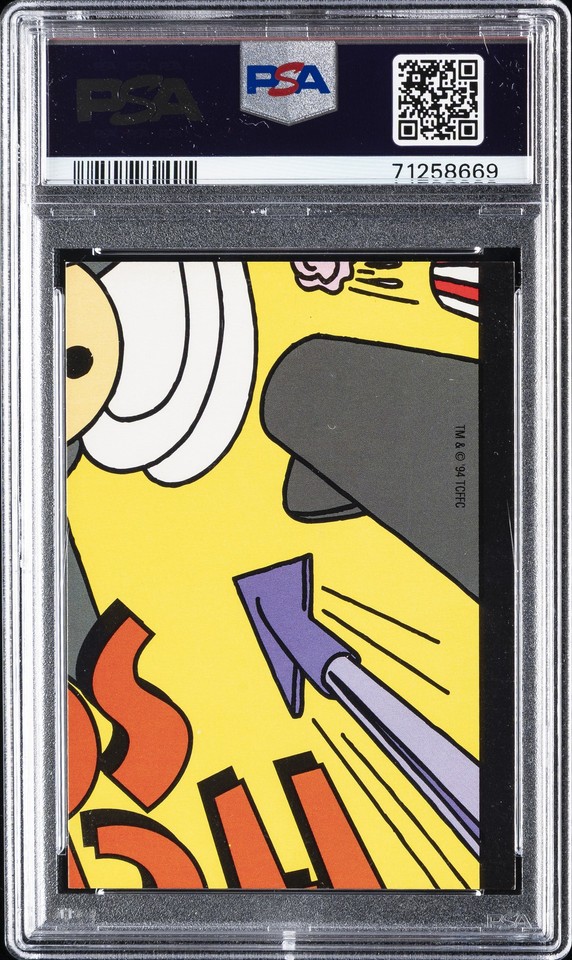 1994 SKYBOX SIMPSONS II WIGGLE WIGGLE #W6 SCRATCHY PSA 8 | eBay