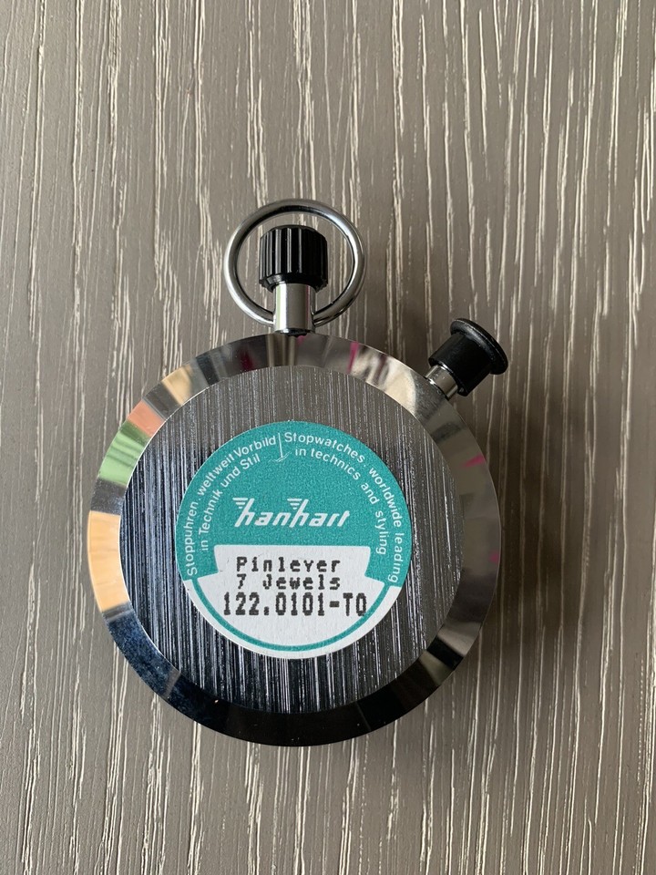 Hanhart Transair Pilot Stopwatch Set on a Dash Panel Dashboard Rally ...