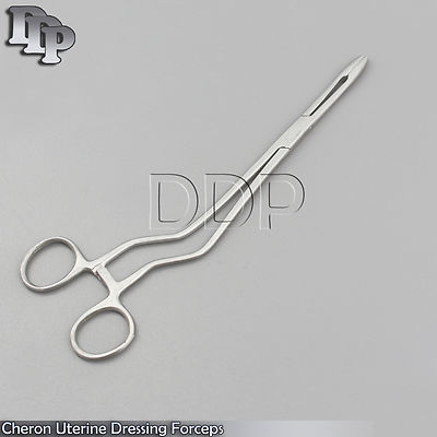 Cheron Uterine Dressing Forceps 10" Surgical Instrument | eBay