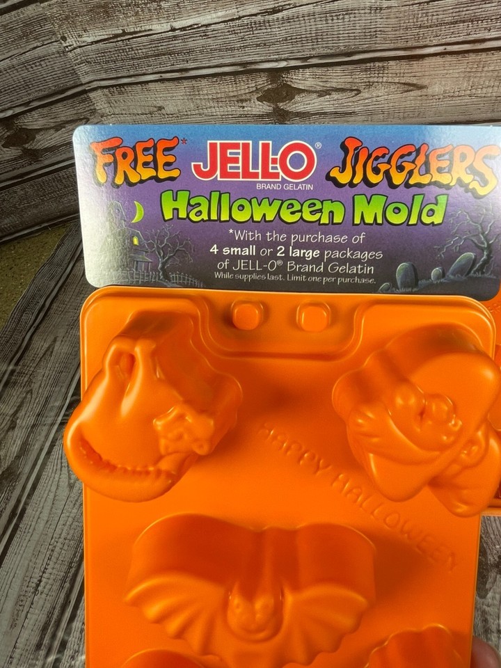 Lot of 2 Vintage JELL-O JELLO 2 Pack Halloween Mold Jigglers Candy ...