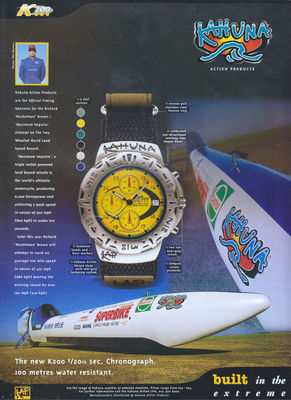 Kahuna K200 Watch "Phil Masters" 1998 Magazine Advert #4428 | eBay UK