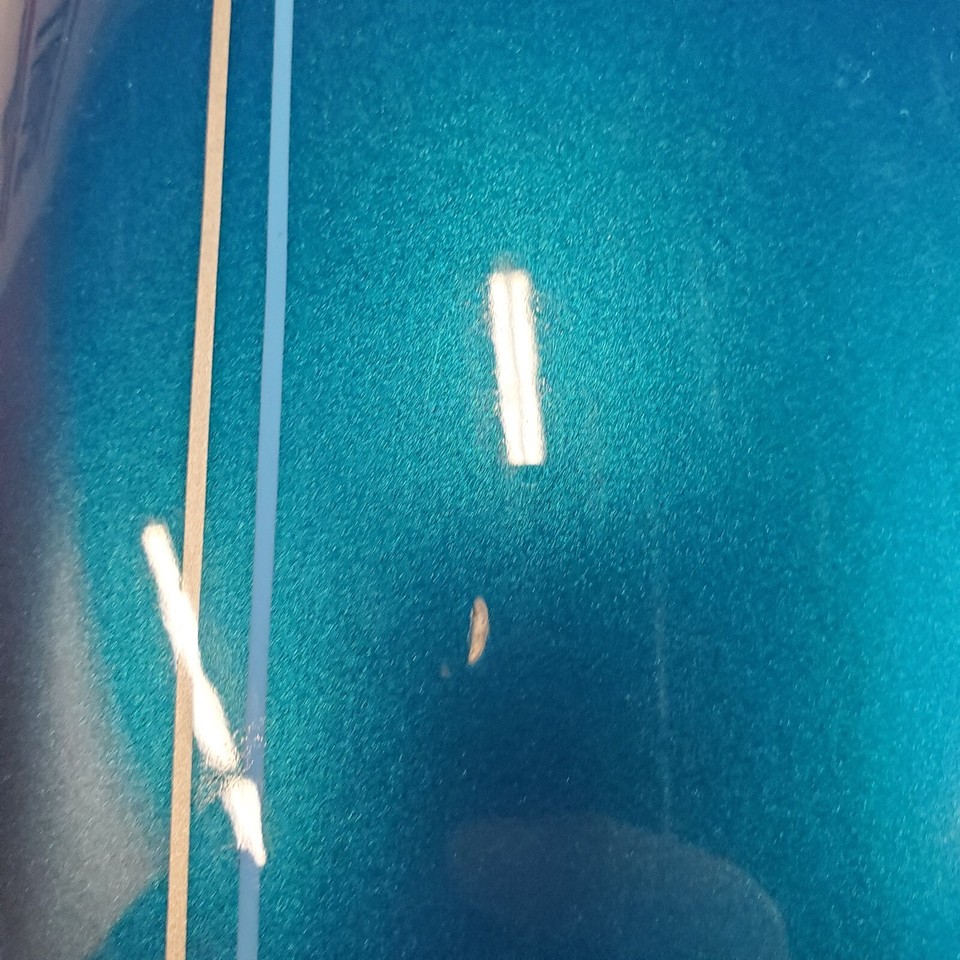 Harley-Davidson Softail Custom FXSTC Rear Fender Aqua Pearl FXSTS Evo ...