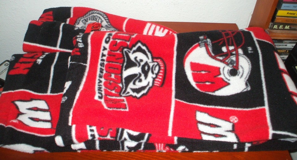 NCAA Wisconsin Badgers Red Badger MASCOT PAJAMA BOTTOMS | eBay