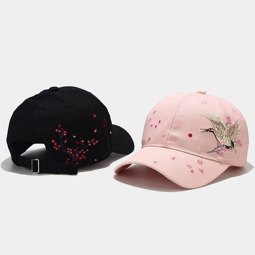 Fashion Crane Hat Adjustable Sport Baseball Cap Pink Sportsman Baseball ...