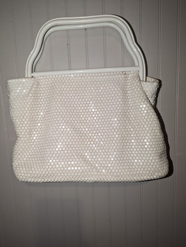 1960's Ivory Sequence Purse - Gem