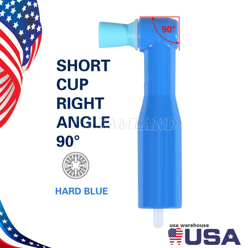 Dental Hygiene Prophy Handpiece 2 Hole / 100 Prophy Angles Firm Cups ...