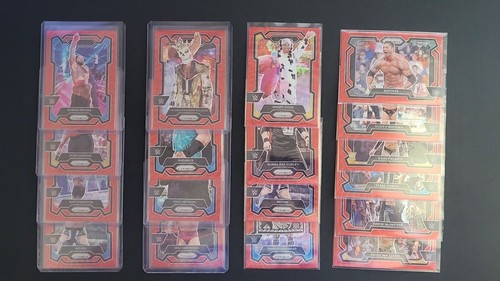 2024 Panini WWE Prizm Red Wave Prizm Parallel - PICK YOUR WRESTLER!! | eBay