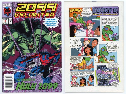 2099 Unlimited #1 (NM 9.4) NEWSSTAND 1st app Hulk 2099 Spider-Man 1993 ...