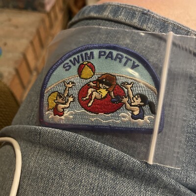 Girl Scout patch Swim party New Free shipping | eBay