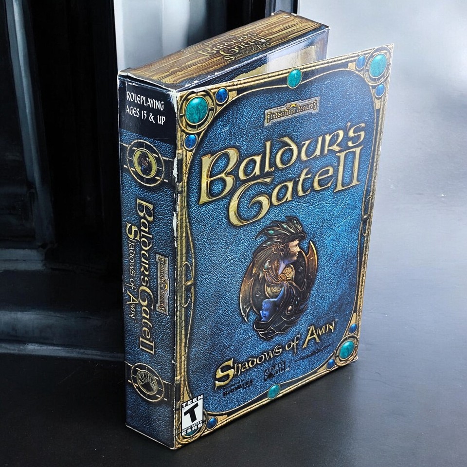 Baldurs Gate 2 Shadows Of Amn Forgotten Realms PC CD ROM Win 95 98 ...
