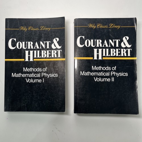 Courant & Hilbert Methods of Mathematical Physics Complete 2 Volumes ...