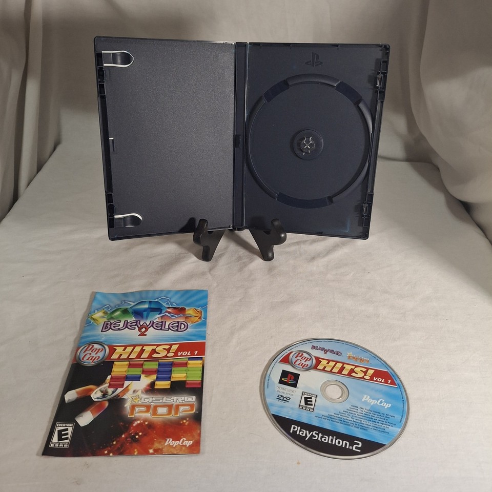 PopCap Hits Vol 1 (2007) Bejeweled 2 Astro Pop PS2 CIB Complete Tested ...