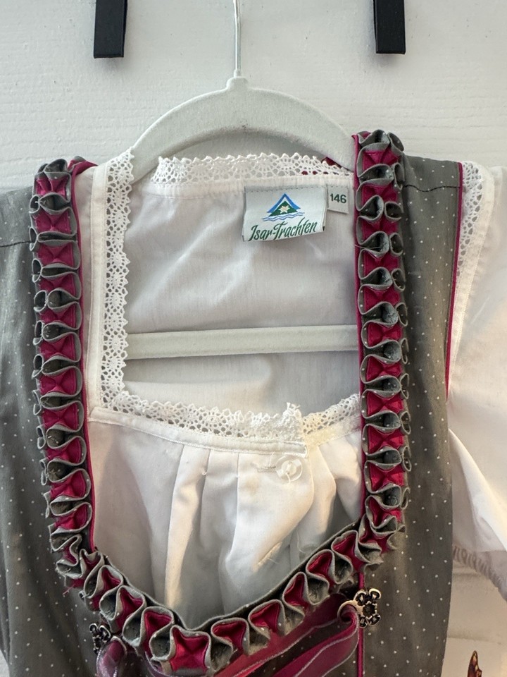 ISAR-TRACHTEN Girls Bavarian Dress- Dirndl Oktoberfest German ...