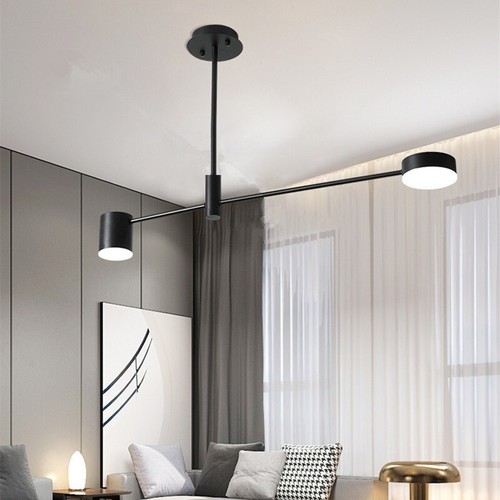 Bar LED Lamp Kitchen Black Pendant Light Ceiling Lights Home Chandelier ...