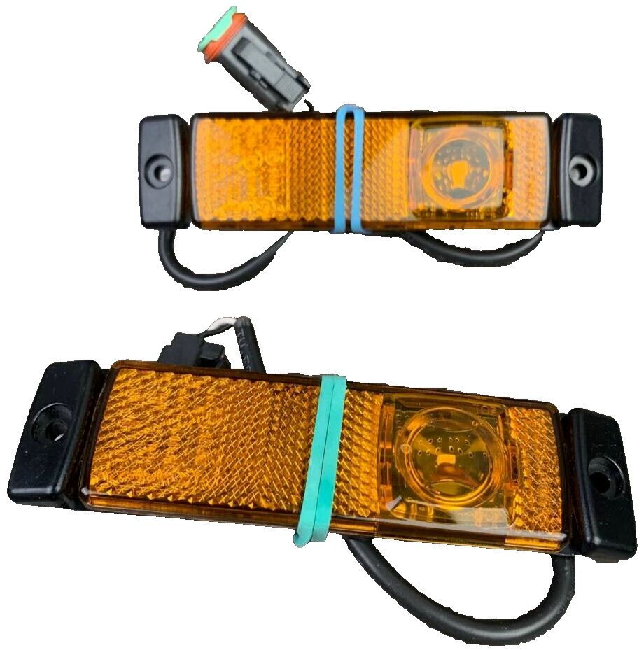 Lot of 2 - Hella Yellow Side Marker Delimitation Light P54-6116 | eBay