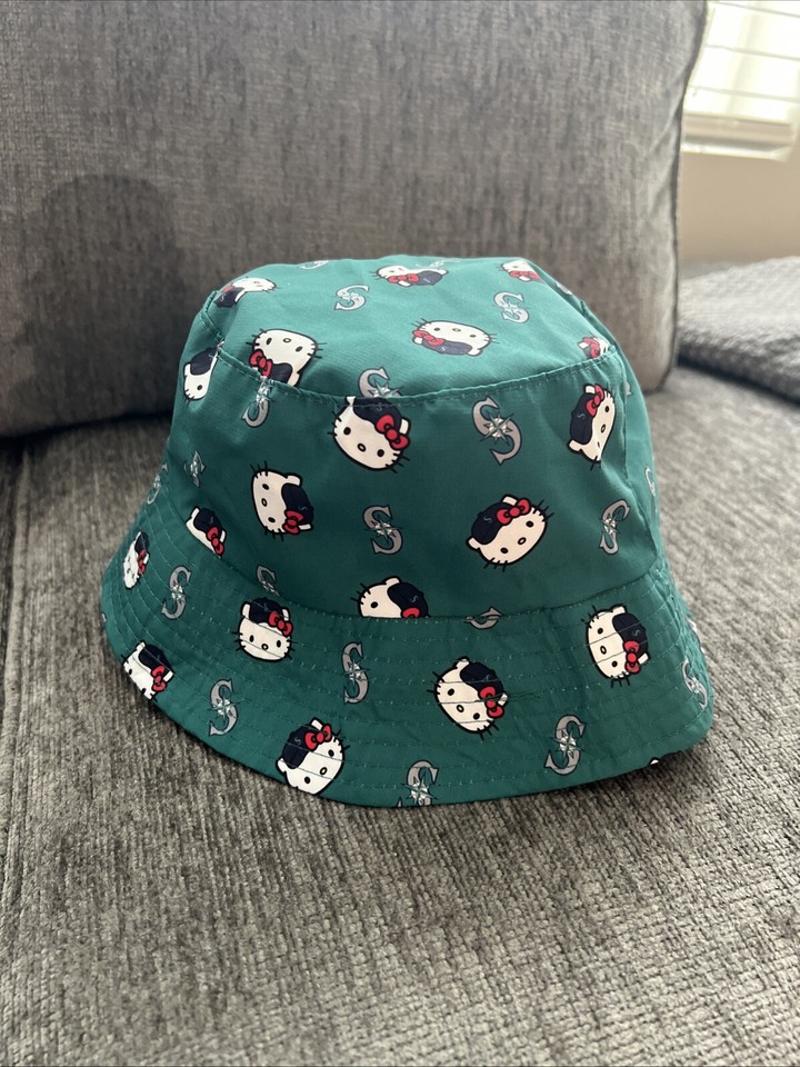 2025 Seattle Mariners Hello Kitty Bucket Hat Night 3/29/25 Brand New ...
