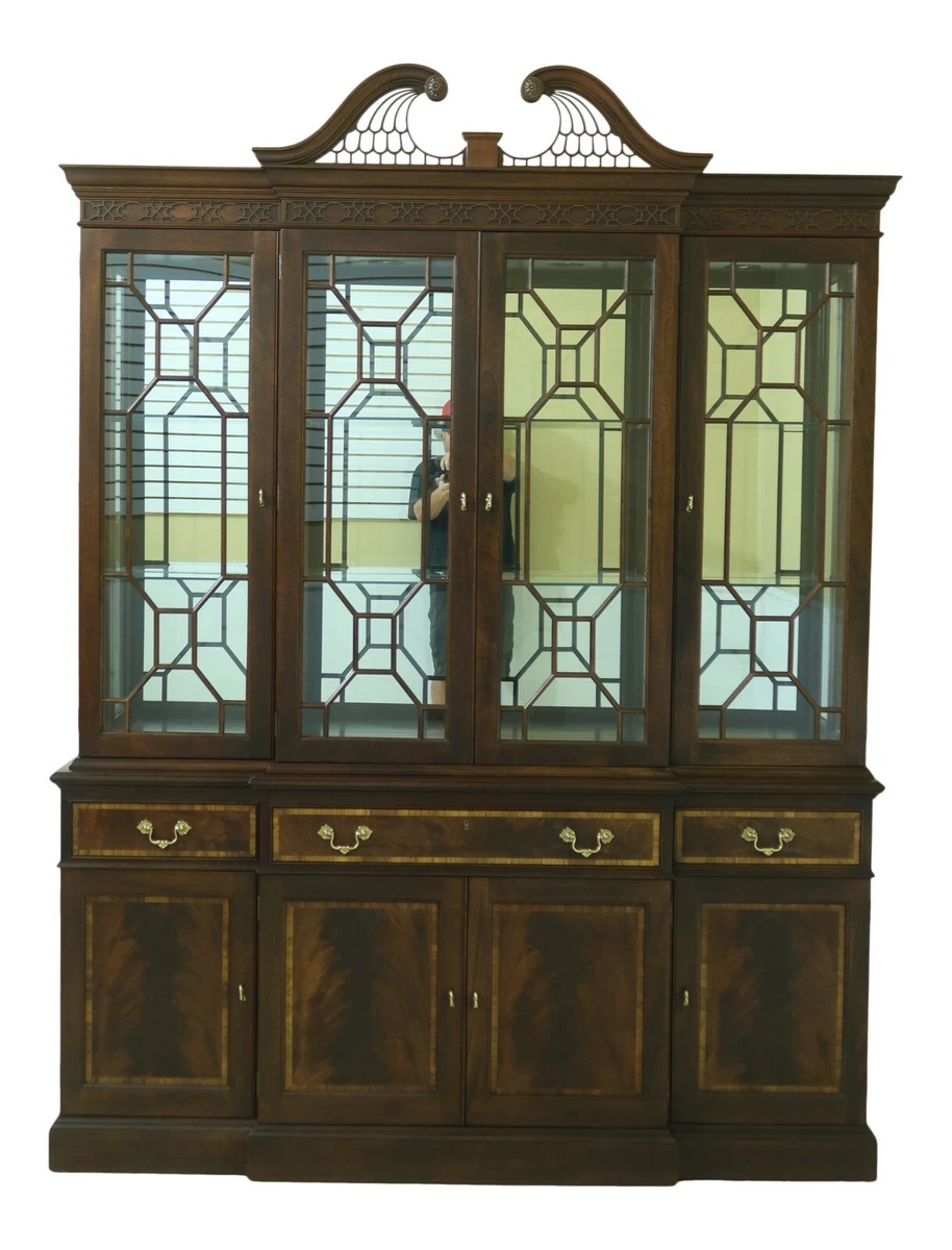 Mahogany Breakfront China Cabinet | Cabinets Matttroy