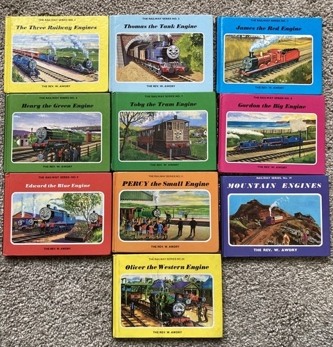 10 The Railway Series Books HC Awdry - [1-3,6-9,11,19,24] | eBay