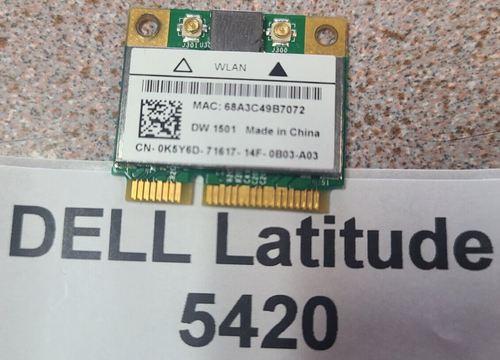 Dell Inspiron 5310 5515 5518 5520 5480 Latitude 5410 5420 Wireless WiFi ...