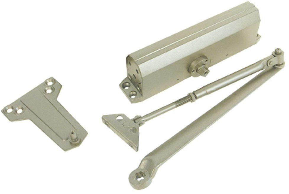 Door Closer Control Aluminum Adjustable Spring Tension Latching Closing ...