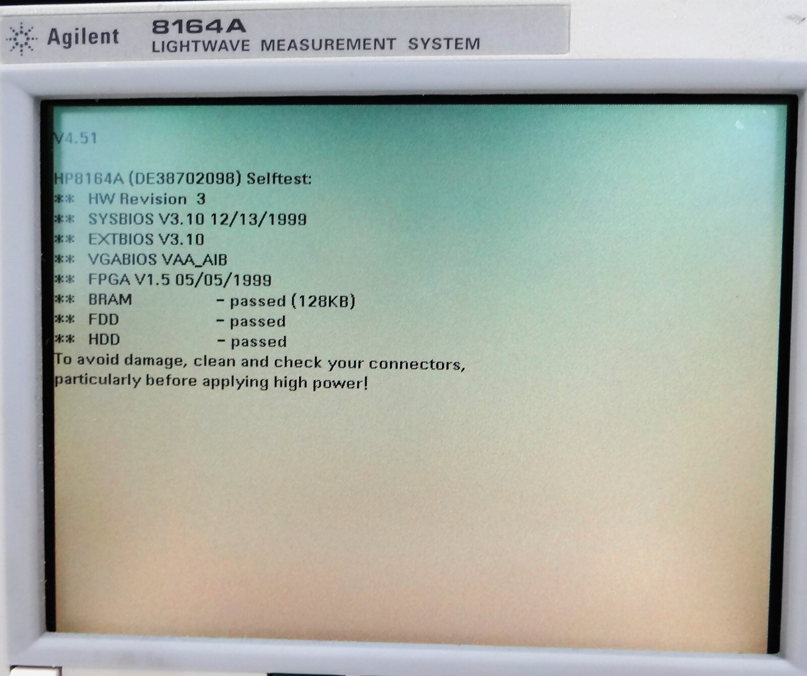 Keysight Agilent HP 8164A Lightwave Measurement System Mainframe | eBay